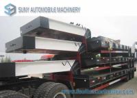 China FUWA 13 T three Axle trailer , Low Bed Semi Trailer WABCO ABS JOST Legs for sale
