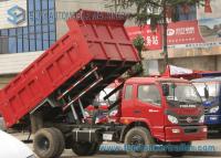 China Foton 2 Axles Garbage Trucks Heavy Duty Dump Truck 5000kgs 6000kgs Dump 4 x 2 Drive for sale