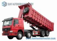 China HOWO 4 Axles Garbage Trucks , waste collection Truck 8X4 Drive for sale