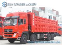 China 40 Ton 50 Ton 60 Ton Dongfeng Heavy Duty Dump Truck 8*4 Rubbish Collection Truck 4 Axles 340 Hp for sale