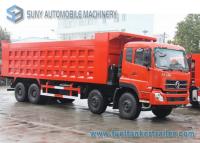 China 40 Ton 50 Ton 60 Ton Dongfeng Heavy Duty Dump Truck 8*4 Rubbish Collection Truck 4 Axles 340 Hp for sale