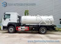 China SINOTRUK HOWO Sewage Suction Tanker 4X2 Truck 12000L Vacuum Tank for sale