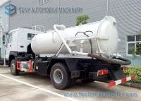 China SINOTRUK HOWO Sewage Suction Tanker 4X2 Truck 12000L Vacuum Tank for sale