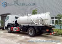 China SINOTRUK HOWO Sewage Suction Tanker 4X2 Truck 12000L Vacuum Tank for sale