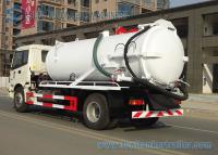 China FOTON Auman 4x2 Vacuum Tank Truck / Vehicle Mounted Water Tanks Capacity 10m3 for sale