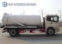 China FOTON Auman 4x2 Vacuum Tank Truck / Vehicle Mounted Water Tanks Capacity 10m3 for sale