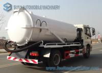 China FOTON Auman 4x2 Vacuum Tank Truck / Vehicle Mounted Water Tanks Capacity 10m3 for sale
