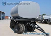 China 15000 L 2 Axles Oil Tank Trailer , Full stainless steel tanker trailers For Water / Chemical / LPG for sale
