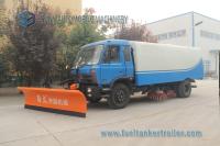 China Highway Road Sweeper Truck DONGFENG 4x2 170hp Euro3 12CBM RHD LHD Tank for sale