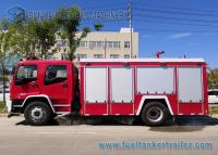 China ISUZU 4 x 2 FVR Fire Rescue Vehicles 6000L Water / Foam Tank For Petrochemical Industry for sale