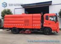 China 10T Dongfeng Kingrun Street Sweeper Truck With Dry Dust / Wet Dust Suction for sale
