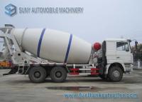 China 8M3  9M3 13M3 Concrete Mixer Vechile 6X4 Shacman Delong F2000 Concrete Mixer Truck  White Red Blue for sale