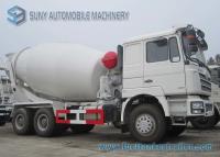 China 8M3  9M3 13M3 Concrete Mixer Vechile 6X4 Shacman Delong F2000 Concrete Mixer Truck  White Red Blue for sale