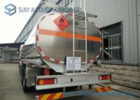 China Dongfeng 8*4  27.5cbm Fuel Tank Trailer 340HP  Aluminium Alloy For Transporting Oil for sale