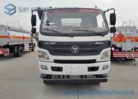 China Foton Oil Tank Truck 4*2 Fuel Tank Truck 138 HP carbon steel Tanker Truck for sale
