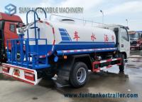 China 6 Wheels 6000L Water Transport Truck / Water Truck Trailer 95hp 4X2 Left Hand Drive for sale