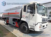 China Light Diesel Chemical Tanker Truck / Small Fuel Tanker Truck Max Speed 85 Km / H for sale