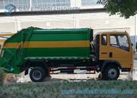 China Dongfeng Double Axle Garbage Removal Truck 6cbm-10cbm 6550*2090*2580 Mm Dimension for sale