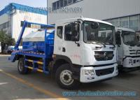 China Dongfeng 6 Ton - 8 Ton Garbage Collection Truck Swing Arm With Left Hand Drive for sale