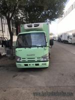 China ISUZU 15ft 1-4 Ton 6 Wheel Refrigerated Delivery Truck For Meat And Fish for sale