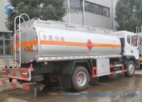 China 12m3 Stainless Steel Tanker Trailers , Small Fuel Tanker Truck 80 Km/H Max Speed for sale