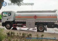 China 12m3 Stainless Steel Tanker Trailers , Small Fuel Tanker Truck 80 Km/H Max Speed for sale