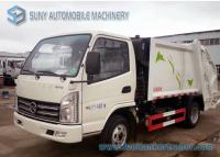 China KAMA 4*2 2 Axles Small Rear Loader Garbage Truck 3cbm--5cbm Garbage Disposal Truck for sale