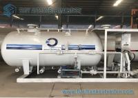 China Mobile LPG Transport Tank Bower Skid Station For Refilling LPG To LPG Cylinder for sale