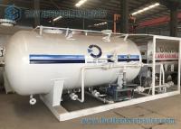 China Mobile LPG Transport Tank Bower Skid Station For Refilling LPG To LPG Cylinder for sale