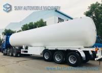 China 3 Axles 12 Wheels 56M3 LPG Tank Semi Trailer Transport Bower Trailer for sale
