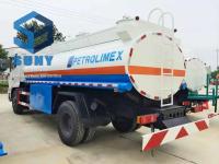 China 12000 Liters Oil Tank Truck 190 hp DONGFENG 4x2 Carbon Steel Fuel Tanker Vehicle for sale