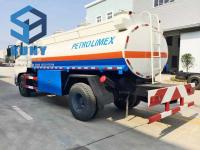 China 12000 Liters Oil Tank Truck 190 hp DONGFENG 4x2 Carbon Steel Fuel Tanker Vehicle for sale