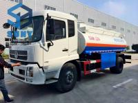 China 12000 Liters Oil Tank Truck 190 hp DONGFENG 4x2 Carbon Steel Fuel Tanker Vehicle for sale