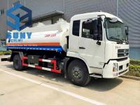 China 12000 Liters Oil Tank Truck 190 hp DONGFENG 4x2 Carbon Steel Fuel Tanker Vehicle for sale