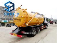 China Sinotruk HOWO 15000L Vacuum Sewage  Suction Tank Truck 6x4 15 m3 Sucking Tanker Truck with Jurop Vacuum Pump for sale