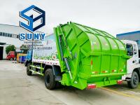 China 14 CBM Dongfeng Compactor Garbage Truck Right Side Driver 4x2 Rear Loader Garbage Compactor Compress Truck for sale