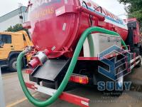 China 4x2 Driving Type Vacuum Tank Truck Cummins 210hp Fecal Suction Truck Vacuum Tank Truck for sale
