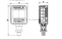 China HS602 Portable Digital Pressure Manometer 0.02%R.D 0.05%F.S 2500bar for sale