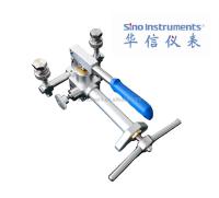 China Hand Held Pressure Test Pump HS703 2.7kg 60bar 1/4 NPT Portable Calibrator for sale