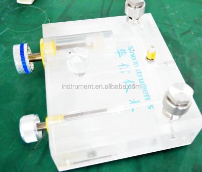 China HS700 Vacuum Pressure Calibration Pump 0.01mbar Resolution Stainless Steel Output for sale