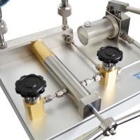 China Professional Hydraulic Hand Pump for Effortless Pressure Comparison Test 0-1000bar for sale