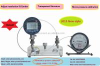 China Stainless Steel Micro Pressure Comparison Pump 0.5bar for Air Gauge Calibration for sale
