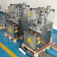 China 60KN Pressure Pill Tablet Press Machine 2.2kw With 9 Punches Station for sale