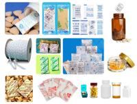 China Auto Tablet Bottle Packing Machine 220V 50hz Desiccant Feeding Machine for sale