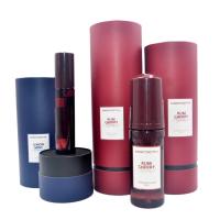 China Custom Recyclable Perfume Paper Tube Box Cylinder Packaging 50ml with EVA Insert for sale