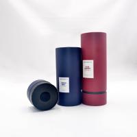 China Custom Recyclable Perfume Paper Tube Box Cylinder Packaging 50ml with EVA Insert for sale