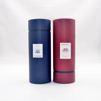 China Custom Recyclable Perfume Paper Tube Box Cylinder Packaging 50ml with EVA Insert for sale