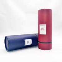 China Custom Recyclable Perfume Paper Tube Box Cylinder Packaging 50ml with EVA Insert for sale
