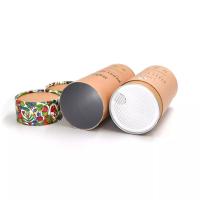 China Biodegradable Airtight Food Grade Paper Tube Packaging 1000pcs Custom Size for sale