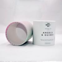 China Custom Printed Eco Friendly Candle Tube Packaging 90mm x 120mm Cardboard Cylinder Box for sale